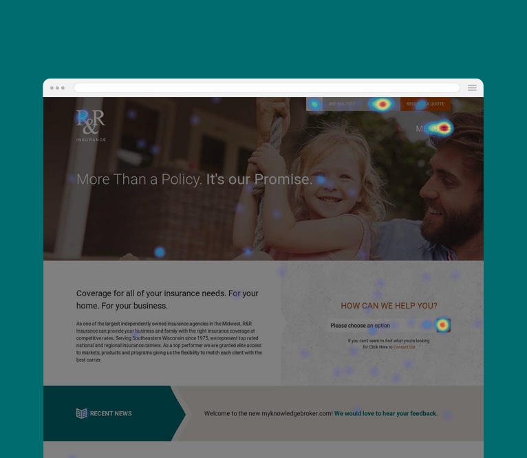 R&R Insurance | Impact Award Web Design on HubSpot CMS | Wisconsin