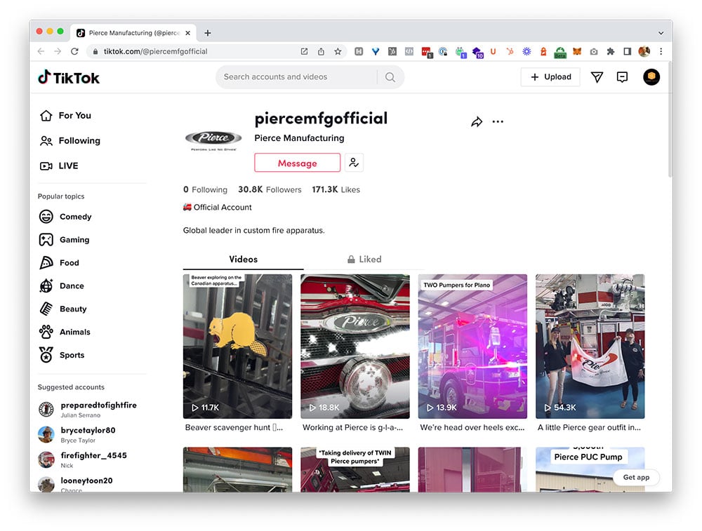 Wisconsin Manufacturing Companies on Tik Tok (2026 Examples)