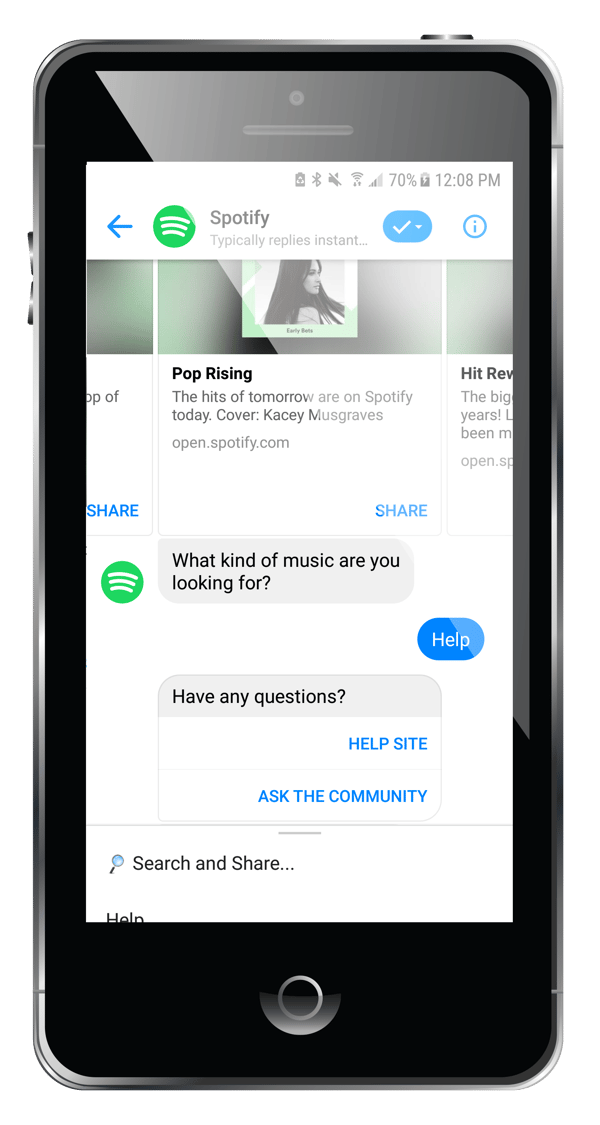 Facebook Messenger Bots: Examples to Inspire You